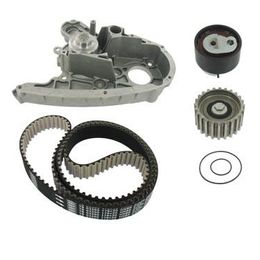SKF Wasserpumpe + Zahnriemensatz VKMC 02390 mit Dichtungen f&uuml;r ALFA ROMEO FIAT IVECO LANCIA 5802420061 504323990 5802102046