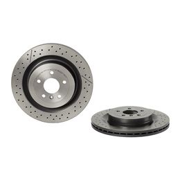 Brembo Bremsscheibe 09b71011 Geschlitzt/Gelocht 345mm 26mm f&uuml;r MERCEDES-BENZ