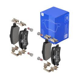 ATE Bremsbelagsatz, Scheibenbremse Ceramic 13.0470-2722.2 hinten rechts links mit Zubeh&ouml;r f&uuml;r LAND ROVER FORD VOLVO LR043714 1752093 30671575