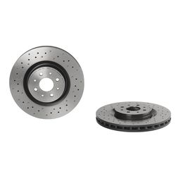 Brembo XTRA LINE 09.8004.4X Bremsscheibe vorne rechts links Gelocht 305mm f&uuml;r ALFA ROMEO 51738833 51813785