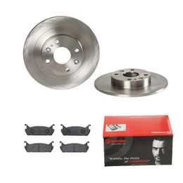 Brembo Bremsensatz-Hinterachse IJDTIDJA16 Bremsensatz, Scheibenbremse hinten rechts links voll 250mm f&uuml;r MITSUBISHI SUZUKI MERCURY MAZDA FORD DAIHATSU