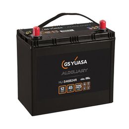 Yuasa Starterbatterie Auxilliary, Backup & Specialist Batteries HJ-S46B24R 12V 45Ah 325A f&uuml;r TOYOTA 2880021170 2880028240 2880028241