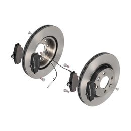 Brembo Bremsensatz-Vorderachse COATED DISC LINE / STANDARD IJDTIDD9Y4 Bremsensatz, Scheibenbremse vorne rechts links innenbel&uuml;ftet 259mm f&uuml;r RENAULT D