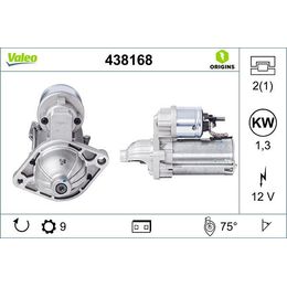 Valeo Starter NEW ORIGINAL PART 438168 12V f&uuml;r ALFA ROMEO FIAT LANCIA 51810302 51823860 46823548