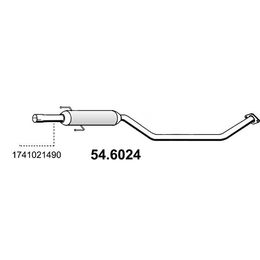 Asso Mittelschalld&auml;mpfer 546024 f&uuml;r TOYOTA