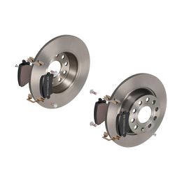 Brembo Bremsensatz-Hinterachse COATED DISC LINE / STANDARD IJDTIDI8V8 Bremsensatz, Scheibenbremse hinten rechts links voll 282mm f&uuml;r SKODA VW (SVW) QO