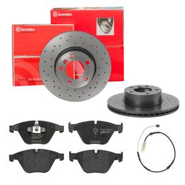 Brembo Bremsensatz-Vorderachse XTRA LINE / STANDARD SK8K0EZUH5 Bremsensatz, Scheibenbremse vorne rechts links Gelocht/innenbel. 312mm f&uuml;r BMW (BRILLIA
