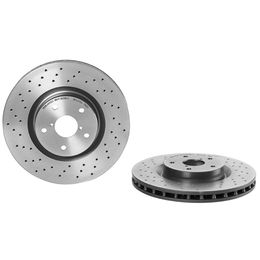Brembo Bremsscheibe XTRA LINE 09.7812.2X vorne rechts links Gelocht 326mm f&uuml;r TOYOTA SUBARU SU00306805 26300FE070