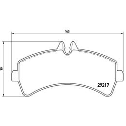 Brembo Bremsensatz, Scheibenbremse Bremsensatz-Hinterachse COATED DISC LINE / STANDARD ijzjsg5ru3 Hinterachse innenbel&uuml;ftet 303mm 28mm f&uuml;r MERCEDES-BE