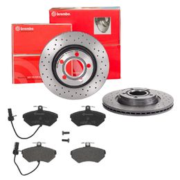 Brembo Bremsensatz-Vorderachse XTRA LINE / STANDARD SK8K0F6UA5 Bremsensatz, Scheibenbremse vorne rechts links Gelocht/innenbel. 280mm f&uuml;r SKODA VW SEA