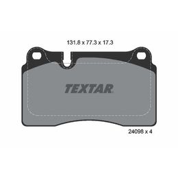 TEXTAR Bremsbelagsatz, Scheibenbremse 2409801 vorne rechts links f&uuml;r SKODA VW SEAT AUDI 7P6698151C 7L6698151E JZW698151T