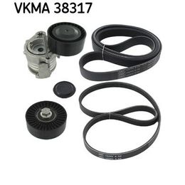 SKF Keilrippenriemensatz VKMA 38317 f&uuml;r RENAULT ALFA ROMEO FIAT VAUXHALL LANCIA BMW NISSAN OPEL CHEVROLET 11287790448 25183525 11287790447