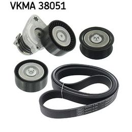 SKF Keilrippenriemensatz VKMA 38051 f&uuml;r MERCEDES-BENZ (BBDC) MAZDA 0119937896 0002021719 L37K-15-909