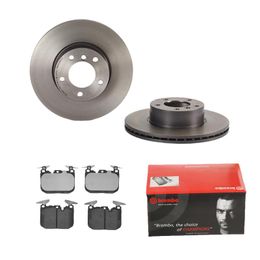 Brembo Bremsensatz-Vorderachse COATED DISC LINE / STANDARD IJDTIDCR18 Bremsensatz, Scheibenbremse vorne rechts links innenbel&uuml;ftet 312mm f&uuml;r BMW 34116