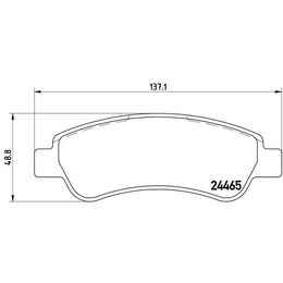 Brembo Bremsensatz-Vorn und hinten SG00000EJL Bremsensatz, Scheibenbremse vorne rechts links innenbel&uuml;ftet 280mm f&uuml;r PEUGEOT FIAT CITRO&Euml;N 1607880480 7