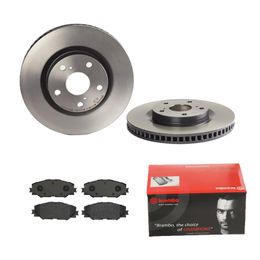 Brembo Bremsensatz, Scheibenbremse 1420-54912 vorne rechts links innenbel&uuml;ftet 296mm f&uuml;r PONTIAC TOYOTA (FAW) (GAC) 4351233130 4351233140 04465YZZDY