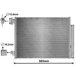 Van Wezel Kondensator, Klimaanlage 15005011 f&uuml;r RENAULT DACIA NISSAN 8660003626 921006843R 8660003630