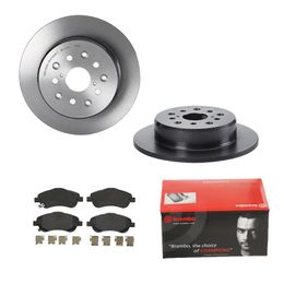 Brembo Bremsensatz, Scheibenbremse 1420-55708 hinten rechts links voll 307mm f&uuml;r LEXUS TOYOTA 446651010 446651020 446630122