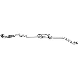 BOSAL Mittelschalld&auml;mpfer 293-031 f&uuml;r CHEVROLET 96819216 96819218