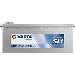 Varta Starterbatterie PROMOTIVE SLI 12 V, 180 Ah, 1400 A 680011140K182 12V 180Ah 1.400A f&uuml;r IVECO DAF MAN 93162331 93162332 1526996