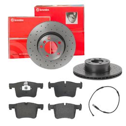 Brembo Bremsensatz-Vorderachse XTRA LINE / STANDARD SK8K0F3HD0 Bremsensatz, Scheibenbremse vorne rechts links Gelocht/innenbel. 312mm f&uuml;r BMW 34116774