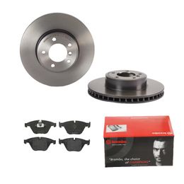 Brembo Bremsensatz-Vorderachse COATED DISC LINE / STANDARD IJDTIDCM60 Bremsensatz, Scheibenbremse vorne rechts links innenbel&uuml;ftet 324mm f&uuml;r BMW 34116