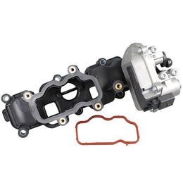 METZGER Saugrohrmodul 2100044 rechts mit Stellelement f&uuml;r VAG 06V129709A 059129712E 059129712CE