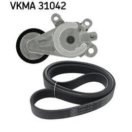 SKF Keilrippenriemensatz VKMA 31042 f&uuml;r SKODA VW SEAT AUDI BMW 036145933F 6Q0145299 11287835483