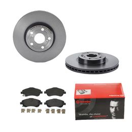 Brembo Bremsensatz-Vorderachse COATED DISC LINE / STANDARD IJDTIDH1D2 Bremsensatz, Scheibenbremse vorne rechts links innenbel&uuml;ftet 277mm f&uuml;r TOYOTA 44