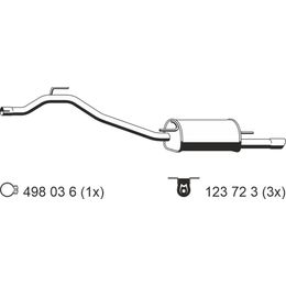 Ernst Endschalld&auml;mpfer 176231 f&uuml;r VAG 044253609AH