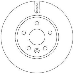 TRW Bremsscheibe DF6819 vorne rechts links bel&uuml;ftet 276mm f&uuml;r VAUXHALL OPEL CHEVROLET 13597459 13515905 13597460