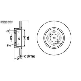 ATE Bremsensatz-Vorderachse IJF141AKP1 Bremsensatz, Scheibenbremse vorne rechts links voll 247mm f&uuml;r SUZUKI VAUXHALL SUBARU OPEL 55311-83E00 4706748 4