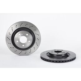 Brembo Bremsscheibe COATED DISC LINE 09.B743.51 vorne rechts links Gelocht 320mm f&uuml;r MERCEDES-BENZ A0004231512 0004231512 2314230512