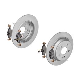 ATE Bremsensatz-Hinterachse IJZJSGLM54 Bremsensatz, Scheibenbremse hinten rechts links voll 296mm f&uuml;r MERCEDES-BENZ A0064204420 A0064202120 6394230112