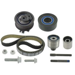 SKF Zahnriemensatz VKMA 01148 schwarz f&uuml;r MITSUBISHI SKODA VW SEAT (FAW) AUDI FORD 038109244P N909349VX01 03L198119P