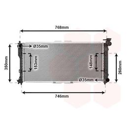 Van Wezel K&uuml;hler, Motork&uuml;hlung 27002027 f&uuml;r MAZDA FSJ315200A FS19-15-200E FS1915200D