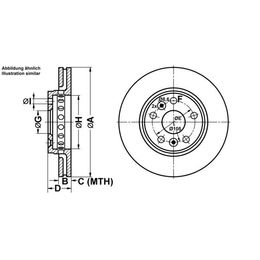 ATE Bremsensatz-Vorderachse IJF14180I8 Bremsensatz, Scheibenbremse vorne rechts links bel&uuml;ftet 280mm f&uuml;r RENAULT MERCEDES-BENZ 7701210174 7701209839 4