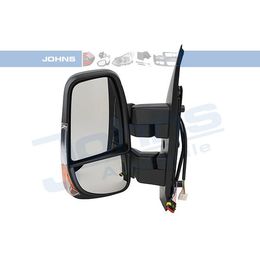 JOHNS Au&szlig;enspiegel 40 45 37-21 links schwarz f&uuml;r IVECO 5801552556 5802028039