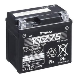 Yuasa YTZ7S 12V 6Ah 130A Starterbatterie f&uuml;r HONDA 31500-HP1-601 31500HP1601