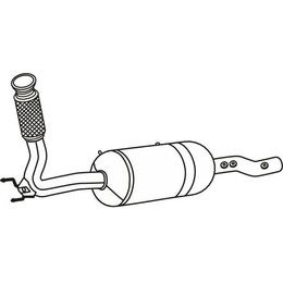 VEGAZ Ru&szlig;-/Partikelfilter, Abgasanlage VK-917 mit Anbaumaterial f&uuml;r VW 7E0254700PX