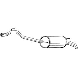 BOSAL Endschalld&auml;mpfer 283-469 f&uuml;r VW 7D0253609 074253609AL JZW253609BP