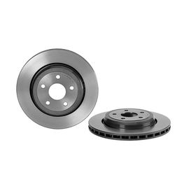 Brembo Bremsscheibe COATED DISC LINE 09.N247.11 hinten rechts links innenbel&uuml;ftet 350mm f&uuml;r JEEP 5181512AB 5181512AC 5151512AC