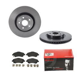 Brembo Bremsensatz-Vorderachse COATED DISC LINE / STANDARD IJDTIDH176 Bremsensatz, Scheibenbremse vorne rechts links innenbel&uuml;ftet 295mm f&uuml;r TOYOTA 43