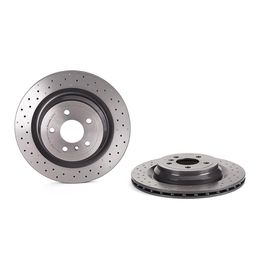 Brembo Bremsscheibe COATED DISC LINE 09.A959.21 hinten rechts links Gelocht/innenbel. 330mm f&uuml;r MERCEDES-BENZ 1664230412 A1664230412