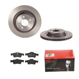 Brembo Bremsensatz-Hinterachse COATED DISC LINE / STANDARD IJDTIDJH18 Bremsensatz, Scheibenbremse hinten rechts links innenbel&uuml;ftet 320mm f&uuml;r MERCEDES