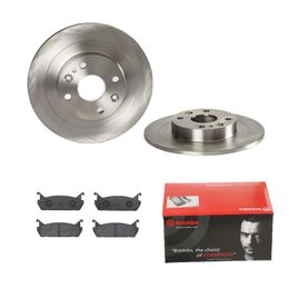 Brembo Bremsensatz, Scheibenbremse 1420-56039 hinten rechts links voll 250mm f&uuml;r MITSUBISHI SUZUKI MERCURY MAZDA FORD DAIHATSU NISSAN BWYH2648Z BB8V26