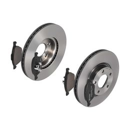 Brembo Bremsensatz-Vorderachse COATED DISC LINE / STANDARD IJDTIDFAD4 Bremsensatz, Scheibenbremse vorne rechts links innenbel&uuml;ftet 300mm f&uuml;r MITSUBISH