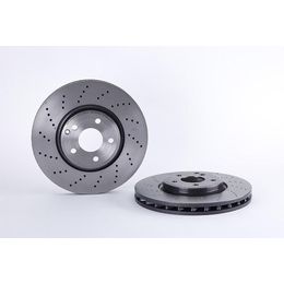 Brembo Bremsscheibe COATED DISC LINE 09.B742.51 vorne rechts links Gelocht 322mm f&uuml;r MERCEDES-BENZ 0004211812 A2184210312 2184210312