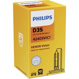 Philips D3S Vision 35W (1 Stk.) 42403VIC1 Gl&uuml;hlampe, Fernscheinwerfer,Gl&uuml;hlampe, Hauptscheinwerfer,Gl&uuml;hlampe 42V f&uuml;r SKODA ALFA ROMEO VW SEAT JEEP LAN