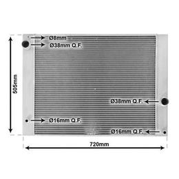Van Wezel K&uuml;hler, Motork&uuml;hlung 06002338 f&uuml;r BMW 7534914 17117553666 17117534914